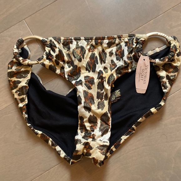 Victorias Secret Swim Bnwt Victorias Secret Bikini Bottom Metallic